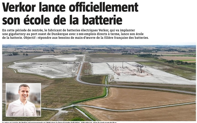 Verkor lance officiellement son école de la batterie | Coudekerque-emploi